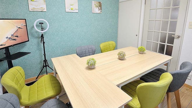 【相模大野駅3分!8名利用可】綺麗な室内!WiFi・大型モニター・ホワイトボード全て無料!ふれあい貸し会議室 相模大野A-セイの写真8