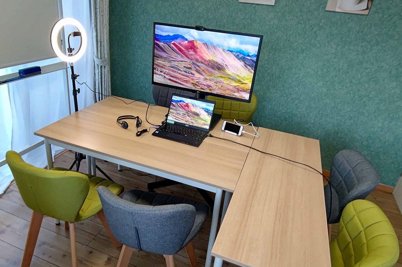 【相模大野駅3分！8名利用可】綺麗な室内！WiFi・大型モニター・ホワイトボード全て無料！ふれあい貸し会議室 相模大野A-セイの写真11