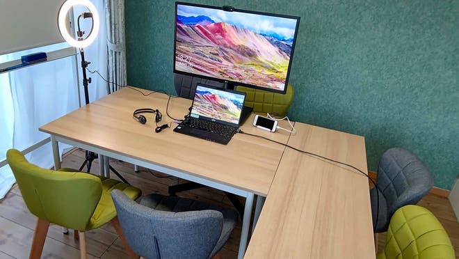 【相模大野駅3分!8名利用可】綺麗な室内!WiFi・大型モニター・ホワイトボード全て無料!ふれあい貸し会議室 相模大野A-セイの写真11