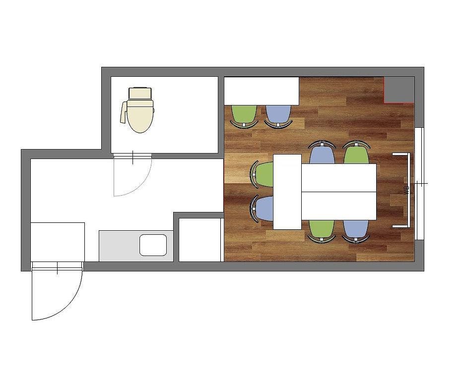 【相模大野駅3分！8名利用可】綺麗な室内！WiFi・大型モニター・ホワイトボード全て無料！ふれあい貸し会議室 相模大野A-セイの写真23