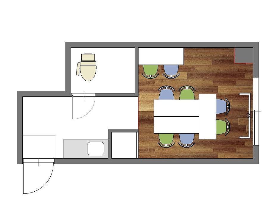 【相模大野駅3分！8名利用可】綺麗な室内！WiFi・大型モニター・ホワイトボード全て無料！ふれあい貸し会議室 相模大野A-セイの写真24