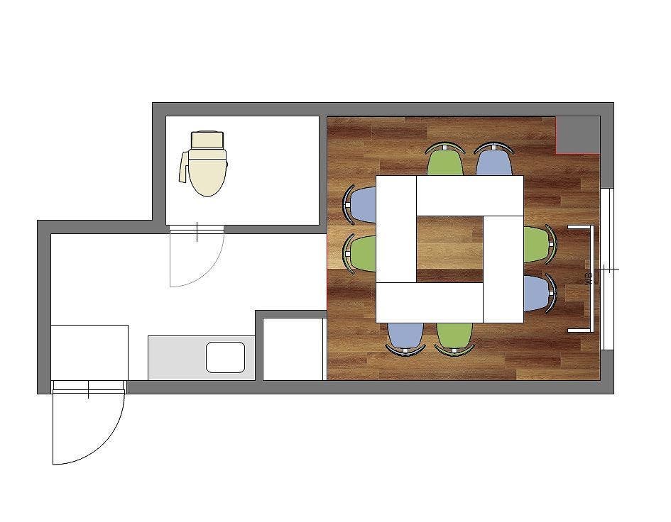 【相模大野駅3分！8名利用可】綺麗な室内！WiFi・大型モニター・ホワイトボード全て無料！ふれあい貸し会議室 相模大野A-セイの写真25