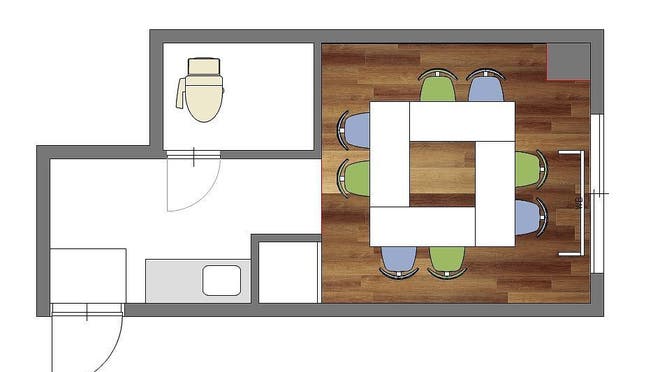 【相模大野駅3分!8名利用可】綺麗な室内!WiFi・大型モニター・ホワイトボード全て無料!ふれあい貸し会議室 相模大野A-セイの写真25