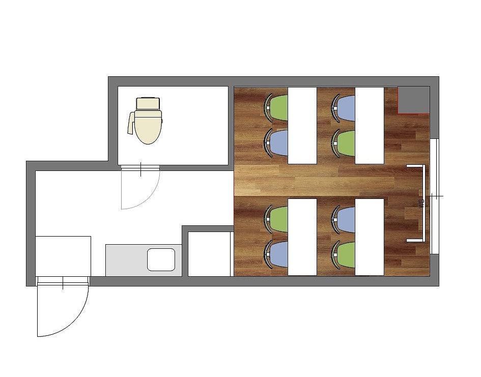 【相模大野駅3分！8名利用可】綺麗な室内！WiFi・大型モニター・ホワイトボード全て無料！ふれあい貸し会議室 相模大野A-セイの写真27