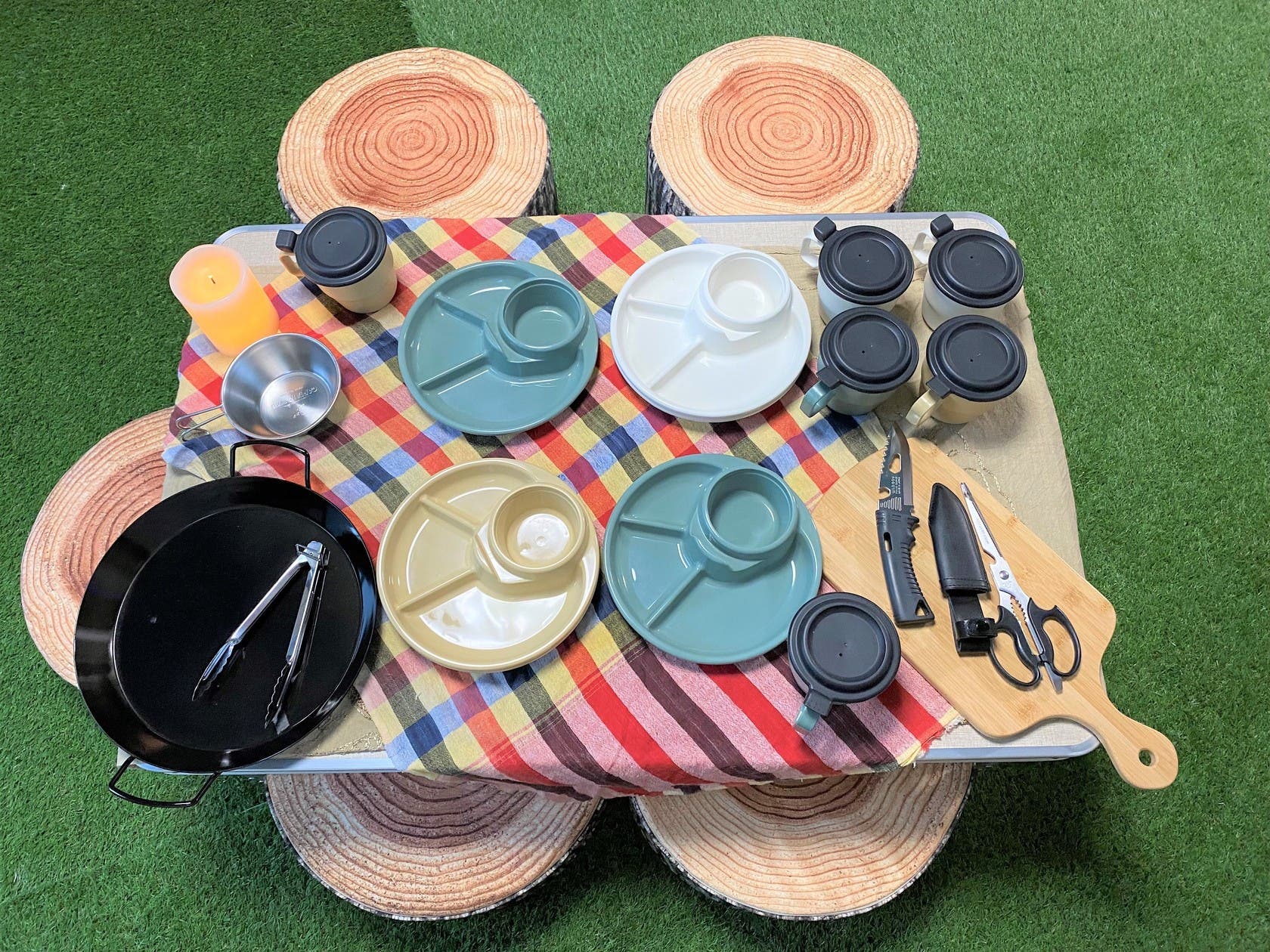 【おうちでキャンプ幟町公園前】🌸満点ママ取材店🌸🐙たこパー🐙巨大な黒板🎉女子会/誕生日会🎉デート❤️撮影会✨の写真22