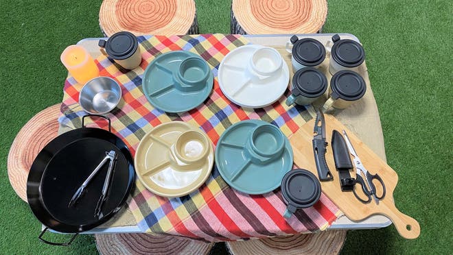 【おうちでキャンプ幟町公園前】🌸満点ママ取材店🌸🐙たこパー🐙巨大な黒板🎉女子会/誕生日会🎉デート❤️撮影会✨の写真24