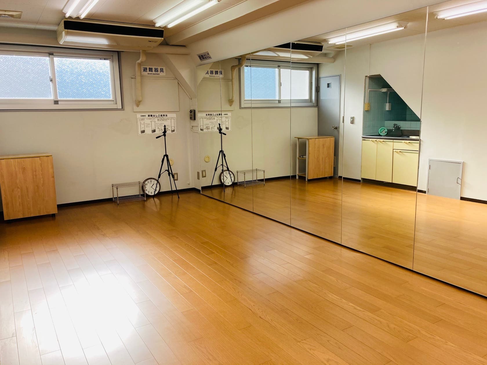 【高田馬場駅1分】ダンス・演劇・歌・ヨガ、防音、【巨大鏡】幅5.2m 、WIFI、レンタルスタジオSunny高田馬場1号店の写真6