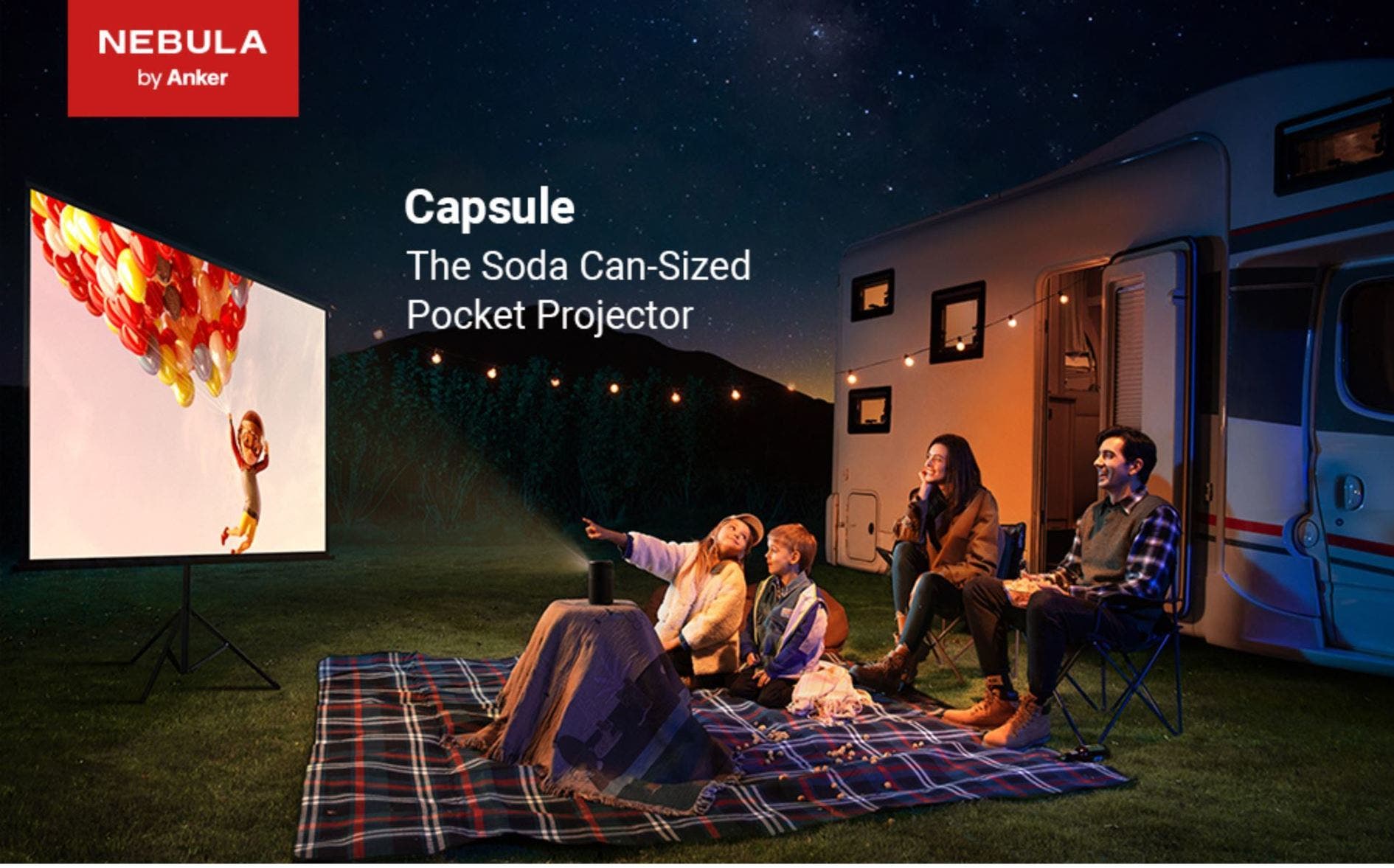 高性能プロジェクター（Anker Nebula Capsule）の画像1