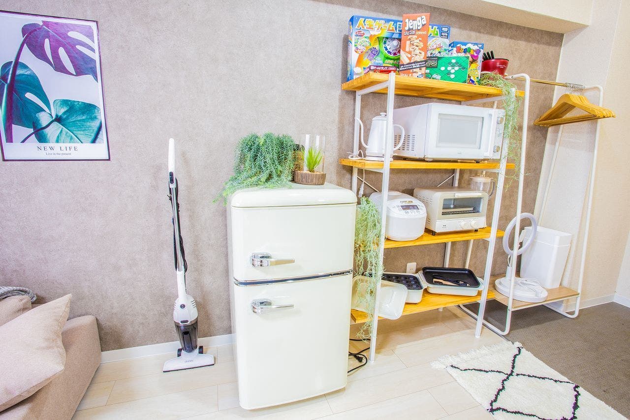 【東新宿駅2分！】【期間限定割引中】綺麗な室内！WiFi・テレビ・冷蔵庫・調理器具・食器完備！コモンズレンタルスペース 東新宿の写真7