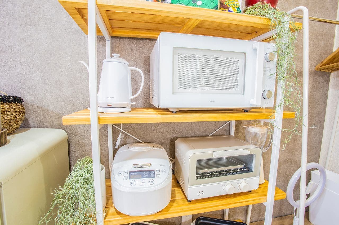 【東新宿駅2分！】【期間限定割引中】綺麗な室内！WiFi・テレビ・冷蔵庫・調理器具・食器完備！コモンズレンタルスペース 東新宿の写真8