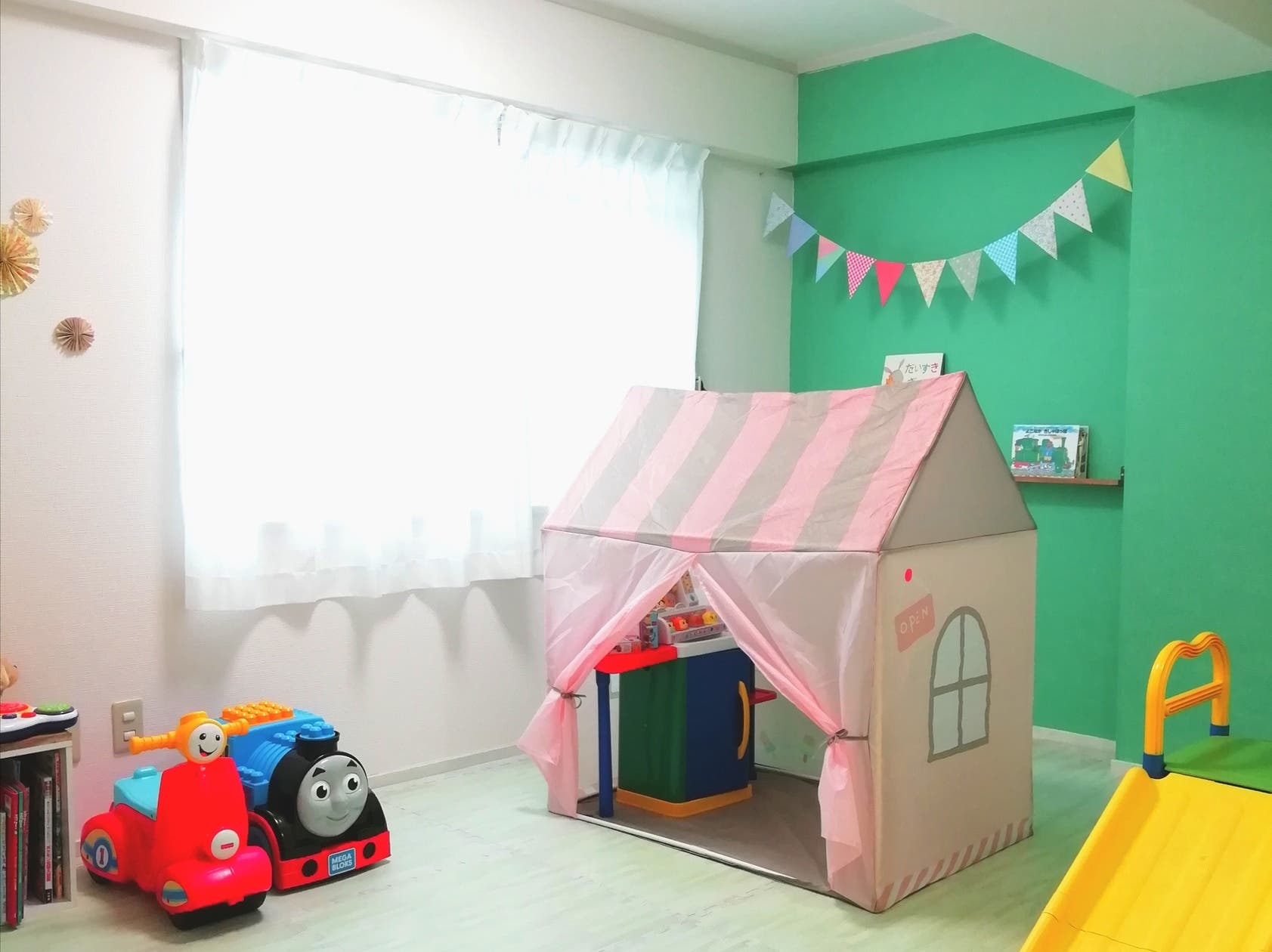 大阪狭山市のおうちスペース/おうちパーティー/女子会/ママ会/撮影会/ベビー＆幼児大歓迎/マンション75㎡貸切/駐車場あり/禁煙の写真16