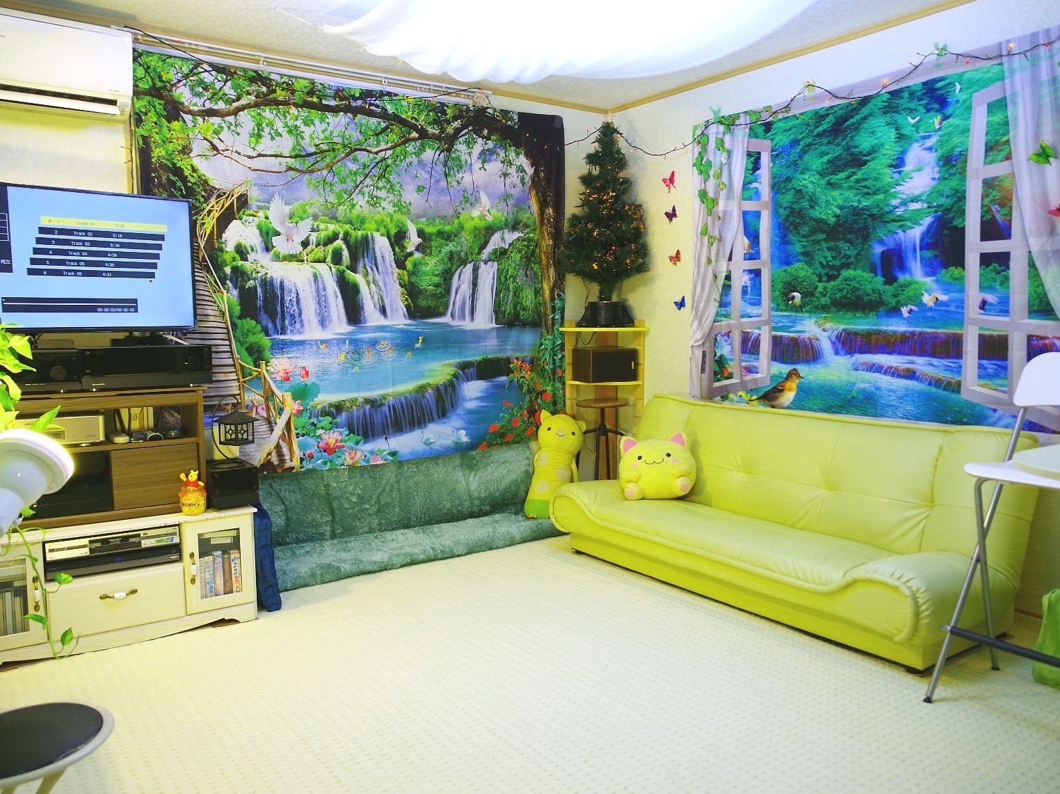 ☆自然光･ダウンライト【リビング】癒しくつろぎスペース(約10帖)★80インチスクリーン取付可能♪の写真5