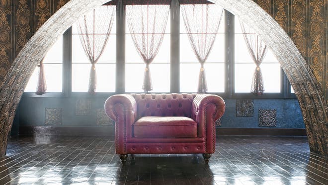 【フォーススタジオ】印象深い大型アーチ ゴシック調アンティーク壁面装飾で人気!TVや雑誌の撮影実績多数!の写真15