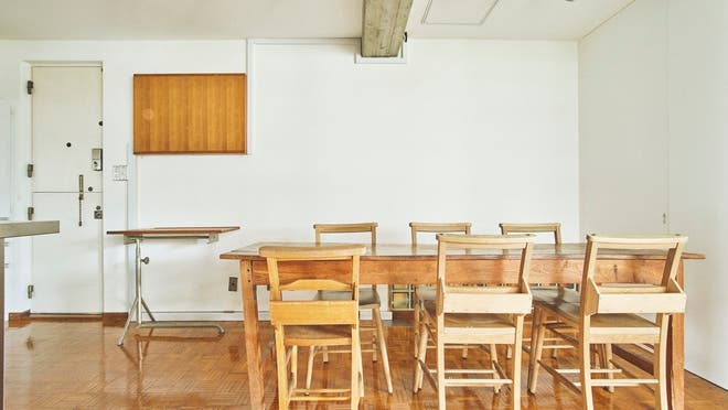 【明治神宮前〈原宿〉、明治通り沿い】NEW OPEN!名作ヴィンテージマンション ビラビアンカの自然光キッチンスタジオの写真9