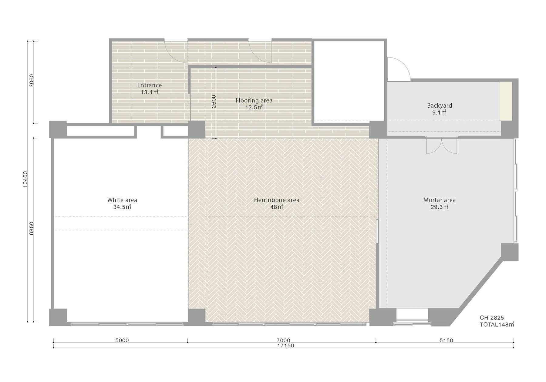 広さ200平米　天井高３mの南向き一面に窓がある自然光が明るい大阪レンタルスタジオRoom01の写真17