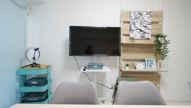 【マイスぺ24四ツ橋スペース】★NEW 貸会議室8名可★四ツ橋駅3分 西大橋駅3分★高速WiFi★40型TV★1階ゴミ捨て可の写真9