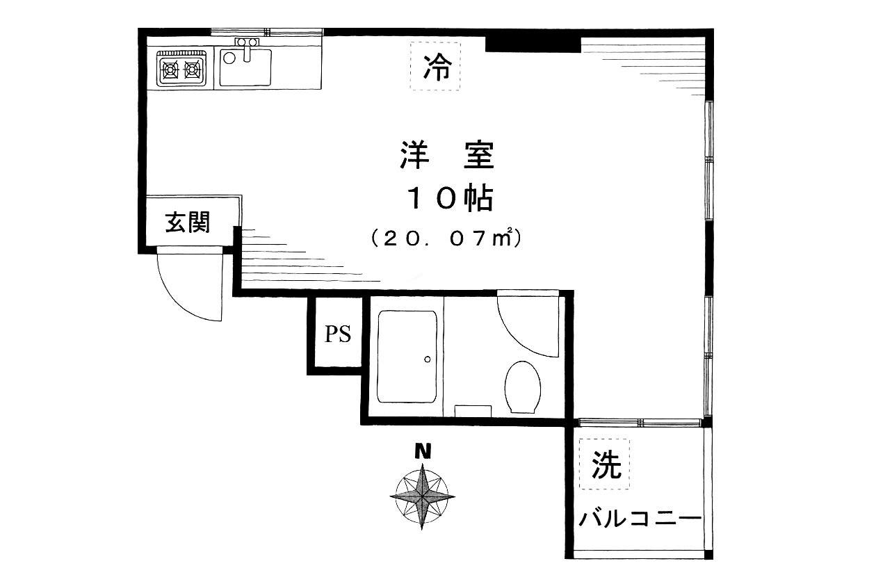 《🚶中野駅徒歩2秒》エレベーター有🔥最大20%OFF🎉最上階🌃自然光🌞100型画面🎬夜景が綺麗🎊の写真20