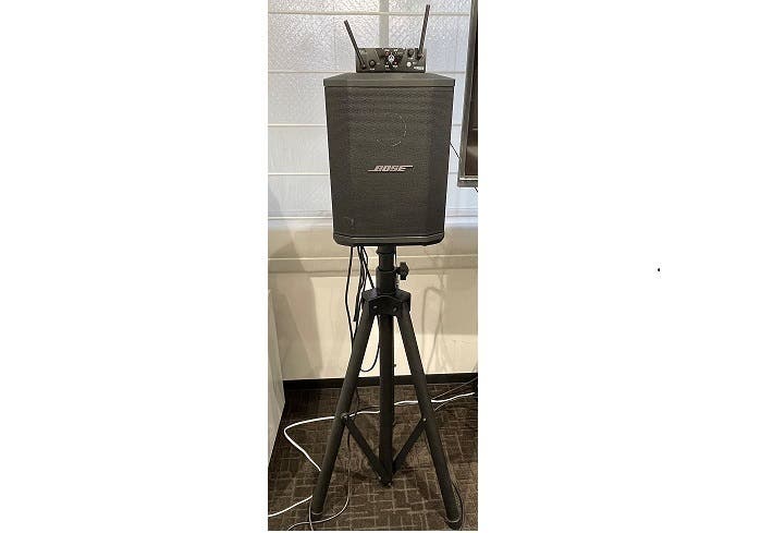 マイク＋スピーカー+演台の画像1