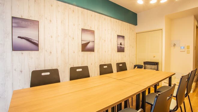 【肥後橋駅3分!12名利用可!】綺麗な室内!WiFi・プロジェクター・ホワイトボード全て無料!ふれあい貸し会議室 肥後橋Aの写真4