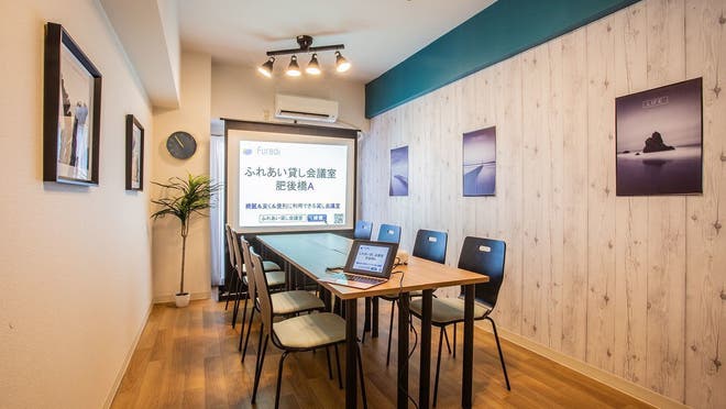 【肥後橋駅3分!12名利用可!】綺麗な室内!WiFi・プロジェクター・ホワイトボード全て無料!ふれあい貸し会議室 肥後橋Aの写真6