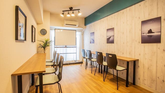 【肥後橋駅3分!12名利用可!】綺麗な室内!WiFi・プロジェクター・ホワイトボード全て無料!ふれあい貸し会議室 肥後橋Aの写真8