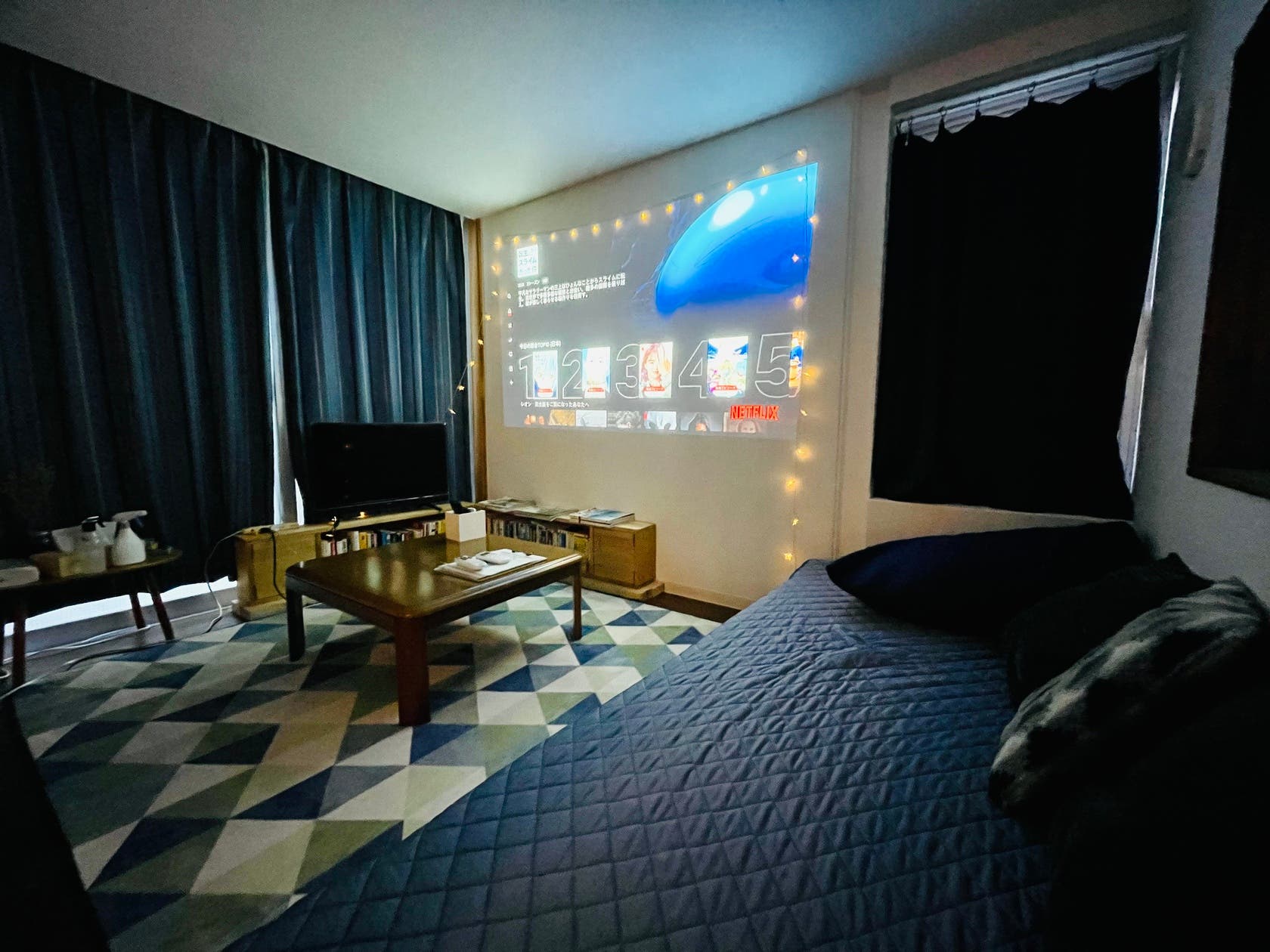 【JR大阪京橋】【G03】当日予約可！100インチプロジェクター無料でおうちシアター/コタツ/カップル/デート/映画鑑賞にの写真2