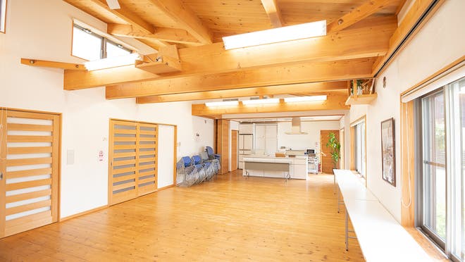 超広々70㎡ ~38人着席可で中規模セミナーやヨガレッスン、カルチャースクールなど最適 キッチン完備の写真3