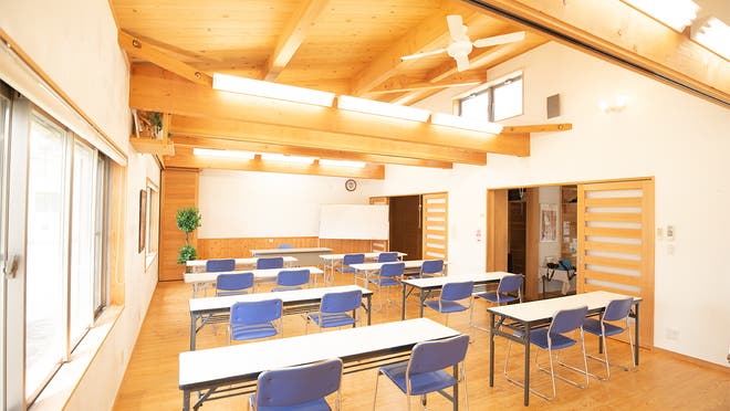 超広々70㎡ ~38人着席可で中規模セミナーやヨガレッスン、カルチャースクールなど最適 キッチン完備の写真6