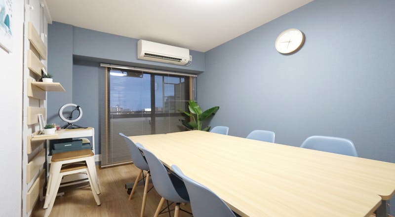 【マイスぺ２４兵庫駅前スペース】★NEW 貸会議室8名可★JR兵庫駅2分★WiFi・プロジェクター無料★WEB面談・ZOOM会議