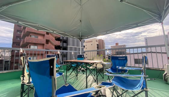 ビル屋上でBBQ!花火!北千住・千住大橋駅徒歩圏内|麻雀卓ありの写真1