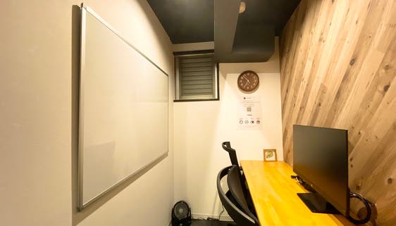 ★NEW★【駒込2分】2名用個室ブース。Zoom会議、PC作業、動画撮影、勉強等。超高速WIFI 2Gbps(C-2)の写真1