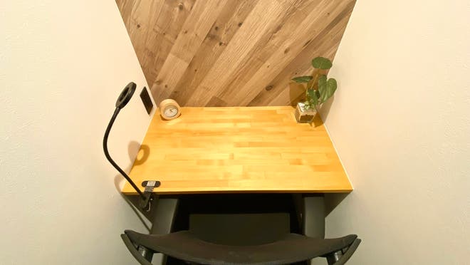 ★NEW★【駒込2分】ドア付き1人用個室ブース。Zoom会議、PC作業、動画撮影、勉強等。超高速WIFI 2Gbps(A-4)の写真6