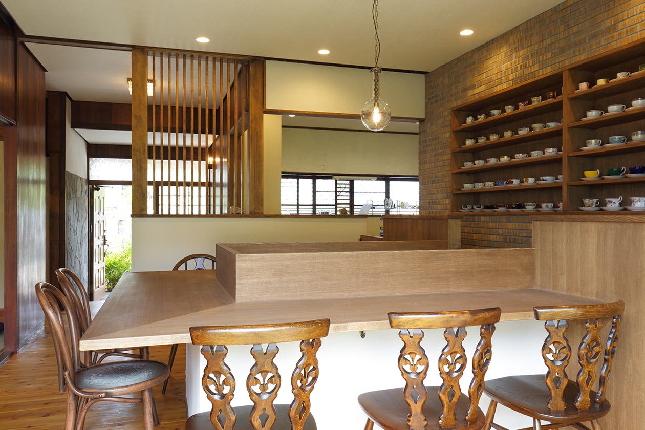 古民家の佇まいを活かした隠れ家風カフェスペースの写真18