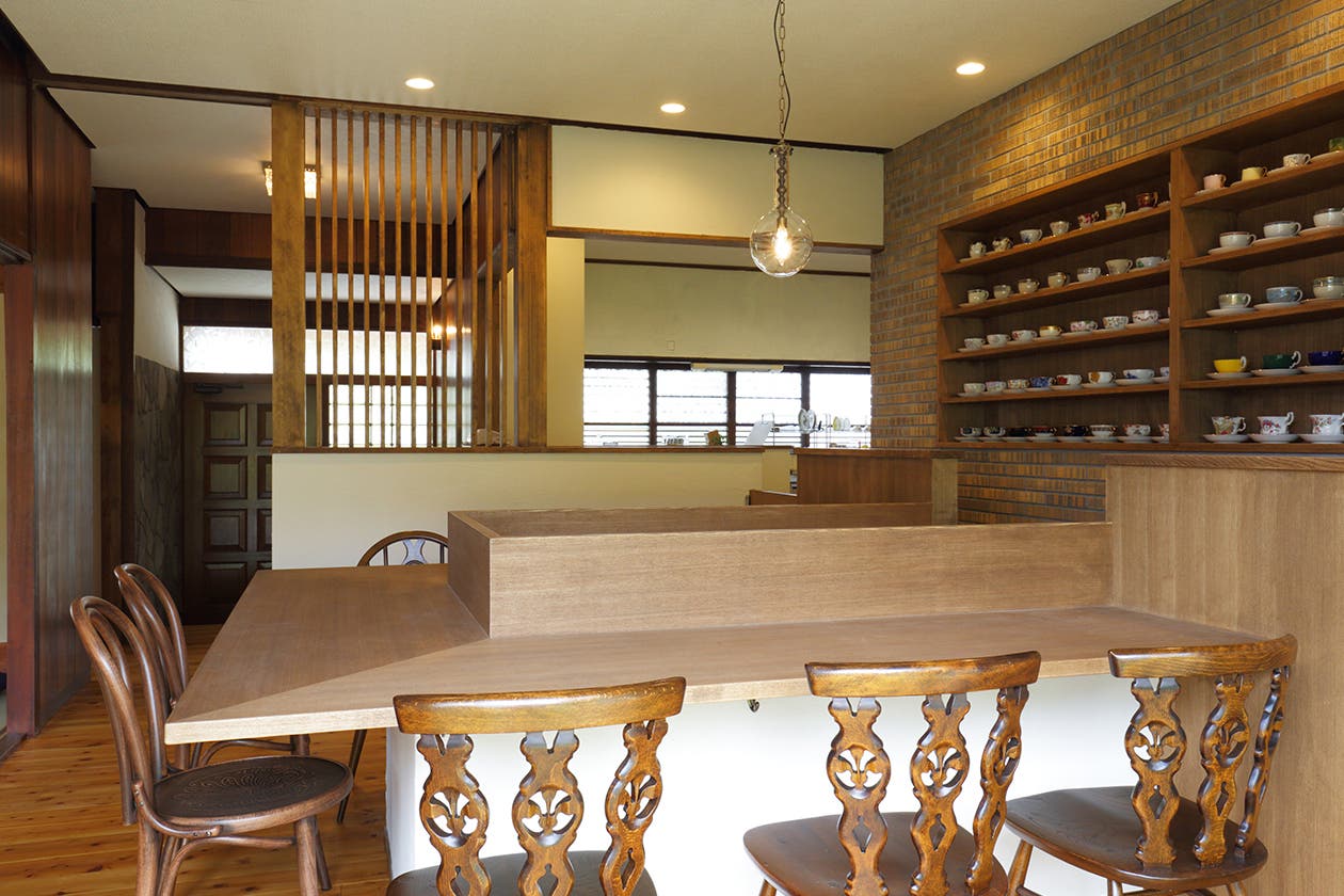 古民家の佇まいを活かした隠れ家風カフェスペースの写真19