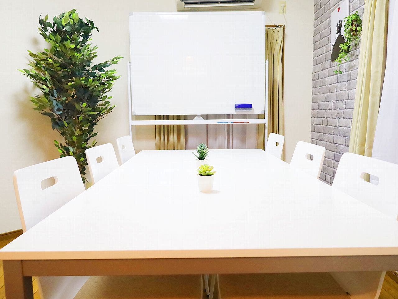 【溝の口駅1分！10名利用可！】綺麗な室内！WiFi・プロジェクター・ホワイトボード全て無料！ふれあい貸し会議室 溝の口Aの写真7