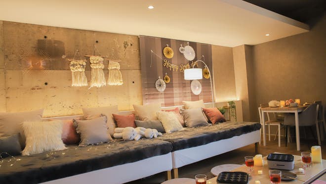 コスパ最強😍超デカTV/大人気ゲーム機&動画視聴/ボドゲ&マダミス/女子会・推し会/タコパ/デザイナーズ空間の写真2