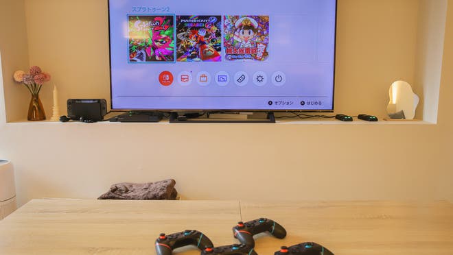 コスパ最強😍超デカTV/大人気ゲーム機&動画視聴/ボドゲ&マダミス/女子会・推し会/タコパ/デザイナーズ空間の写真6