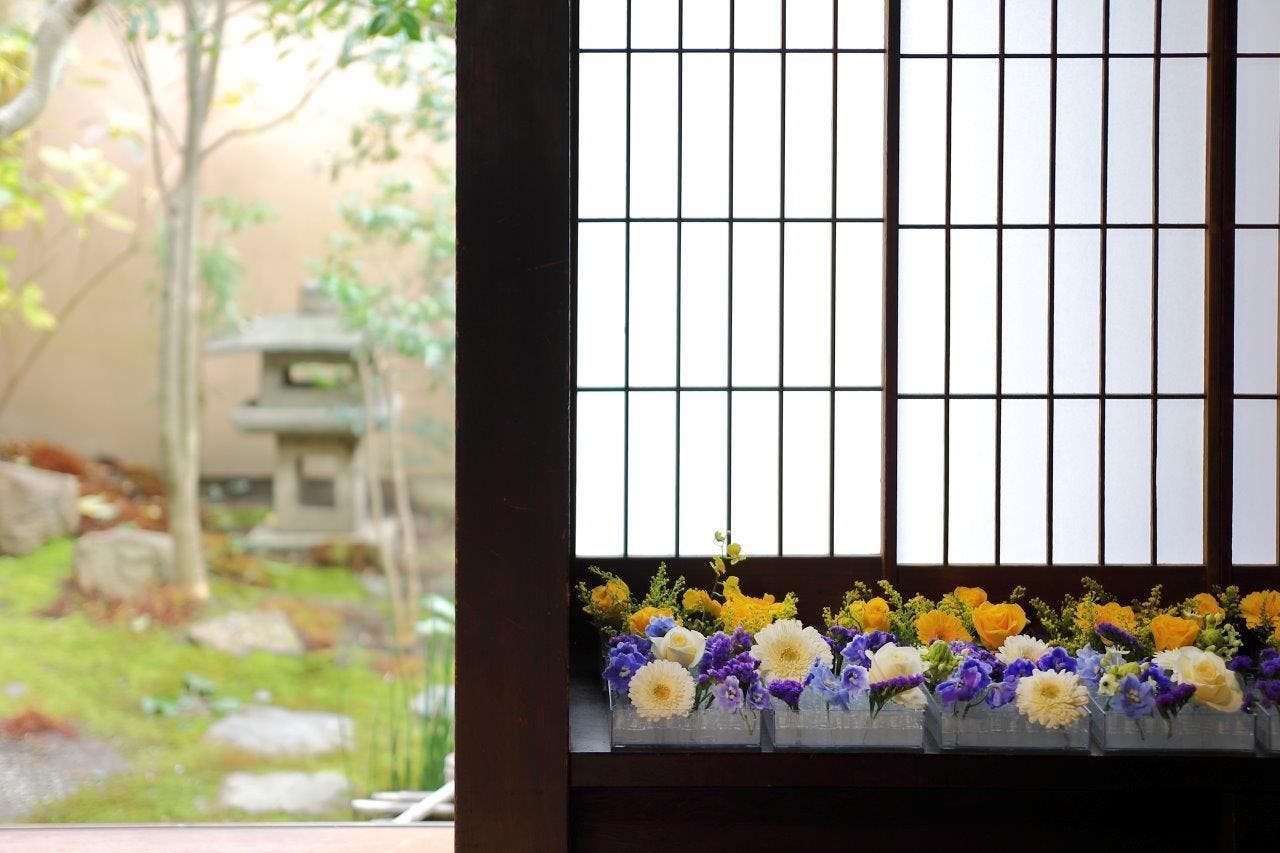 京間和室16畳。坪庭が美しい築200年の大型京町家ギャラリー「be京都」。イベント、講座、撮影などに！京都御所、同志社大近く。の写真16
