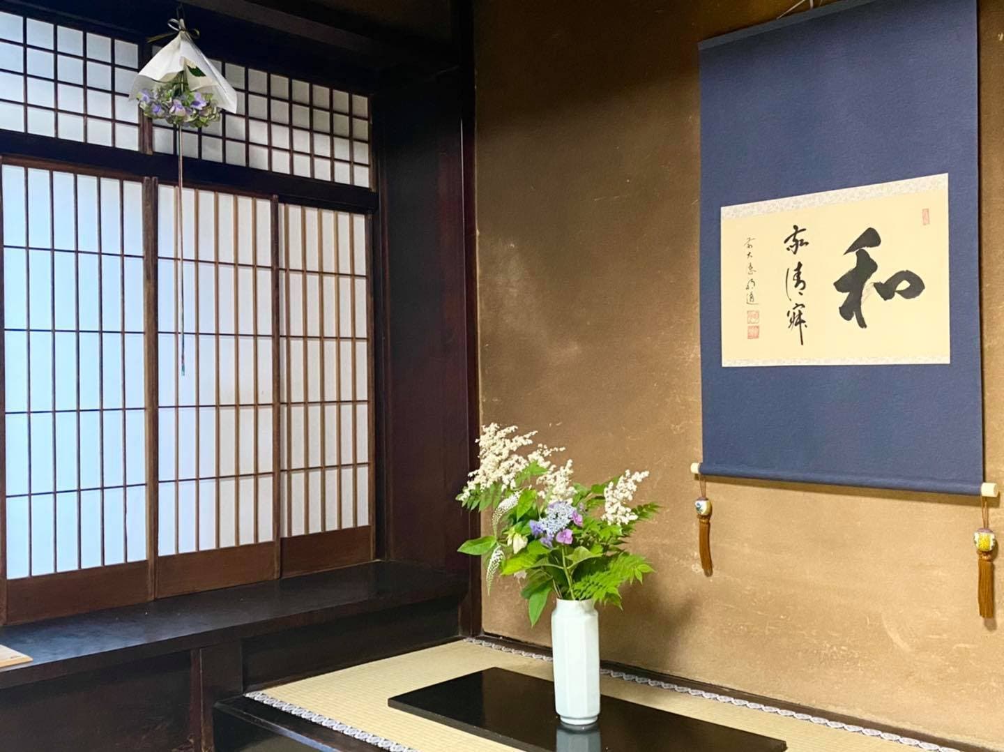 京間和室16畳。坪庭が美しい築200年の大型京町家ギャラリー「be京都」。イベント、講座、撮影などに！京都御所、同志社大近く。の写真19