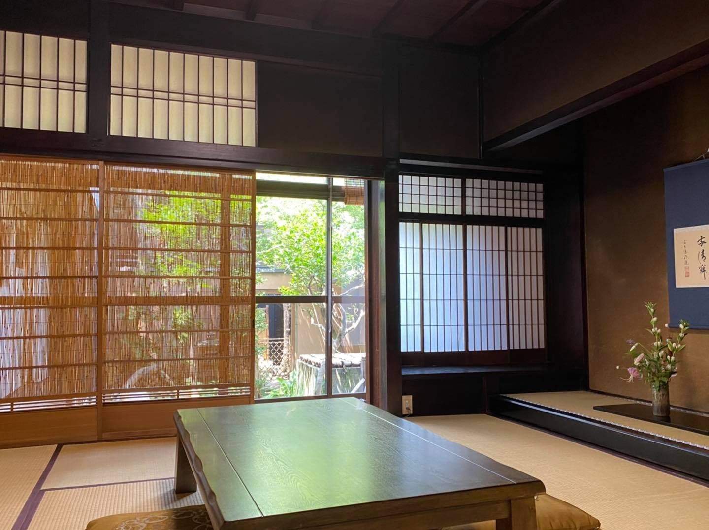 京間和室16畳。坪庭が美しい築200年の大型京町家ギャラリー「be京都」。イベント、講座、撮影などに！京都御所、同志社大近く。の写真21