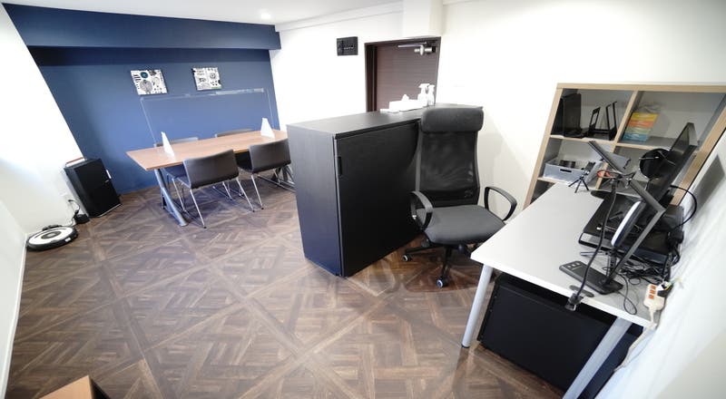 ＜築地ミニマルオフィス＞完全個室/モニター/Wi-Fiあり！テレワーク/リモートワーク/会議/商談