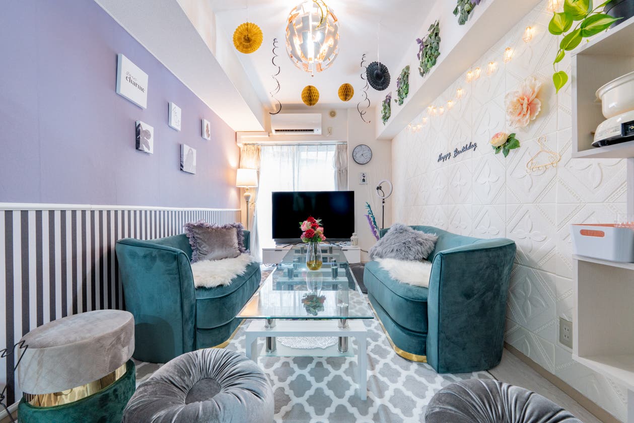 推し活最適オシャレなネオン空間🎈100インチプロジェクター📺駅2分✨🎉撮影📷デート🍷動画視聴✨の写真12