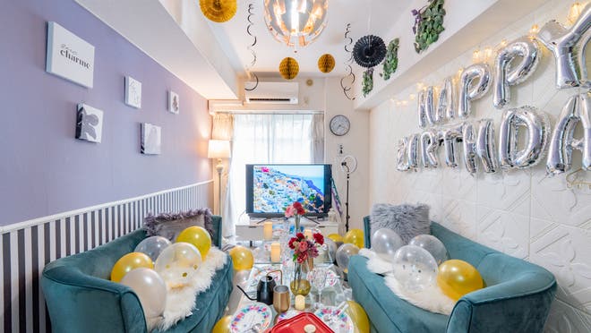 推し活最適オシャレなネオン空間🎈100インチプロジェクター📺駅2分✨🎉撮影📷デート🍷動画視聴✨の写真4