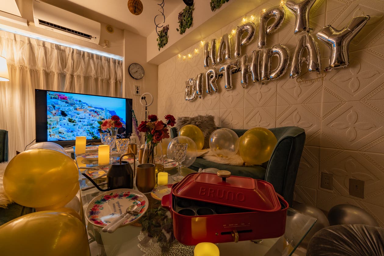 推し活最適オシャレなネオン空間🎈100インチプロジェクター📺駅2分✨🎉撮影📷デート🍷動画視聴✨の写真10