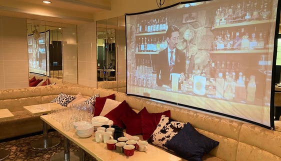 ②Barの跡地でオール!MAX25名/上野Party Room/Barカウンター/カラオケマイク/プロジェクターの写真1