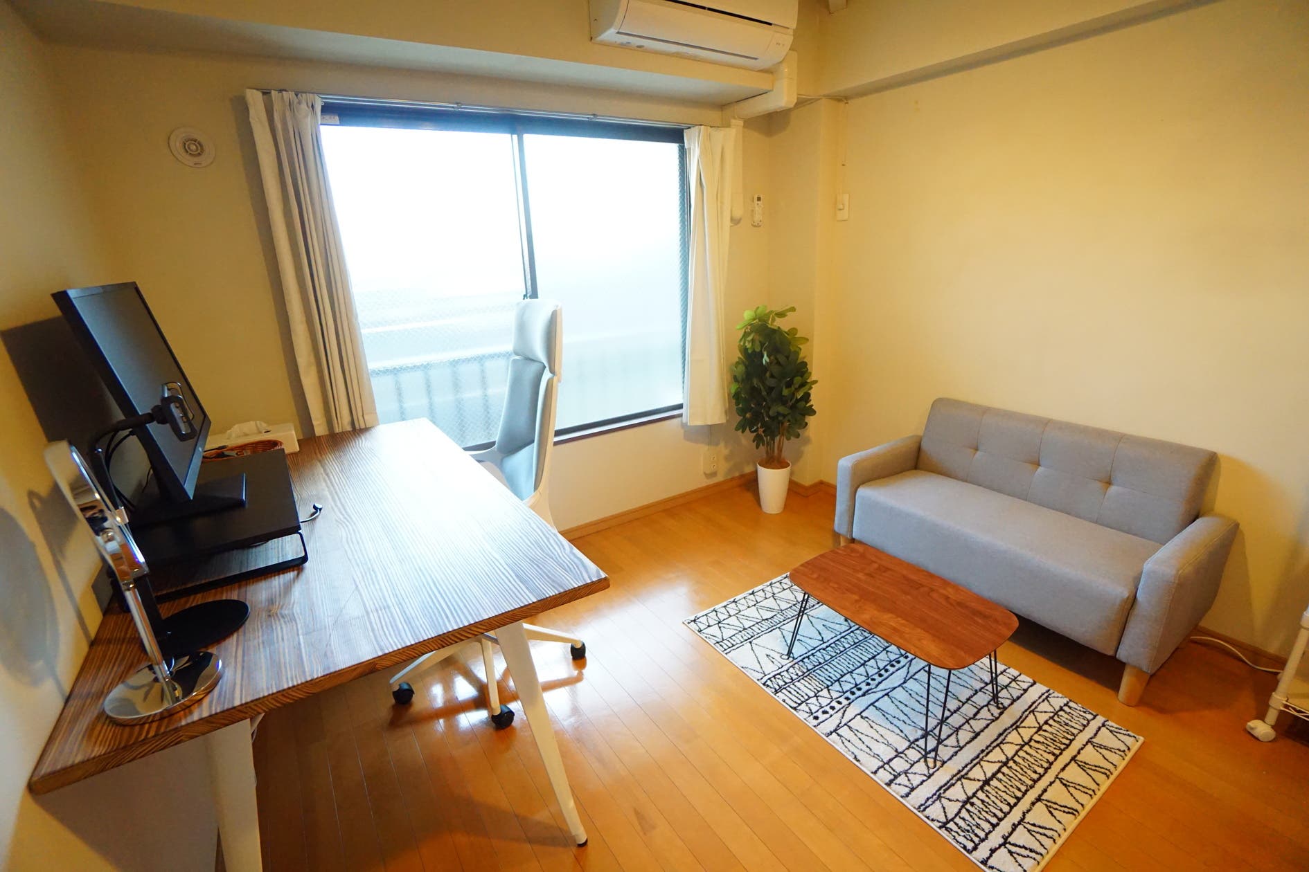 ⭐️光回線導入！⭐️＜日吉ミニマルオフィス103＞完全個室✨モニター/テレワーク/Web会議,面接/自習/作業場所の写真6