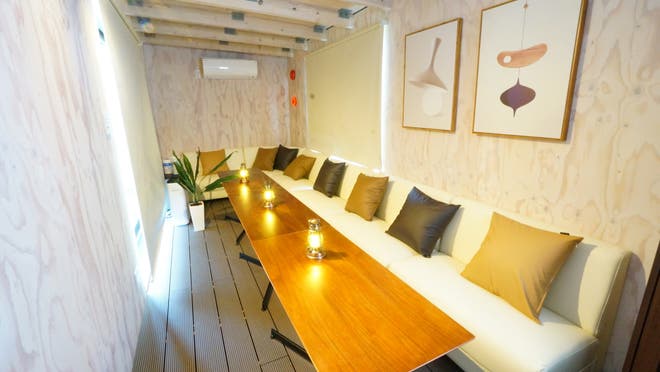 <南森町プライベートパーク>冷暖房完備コンテナ&緑あふれる庭付き✨夏でも快適!会議・セミナー・撮影に最適なプライベート空間の写真5