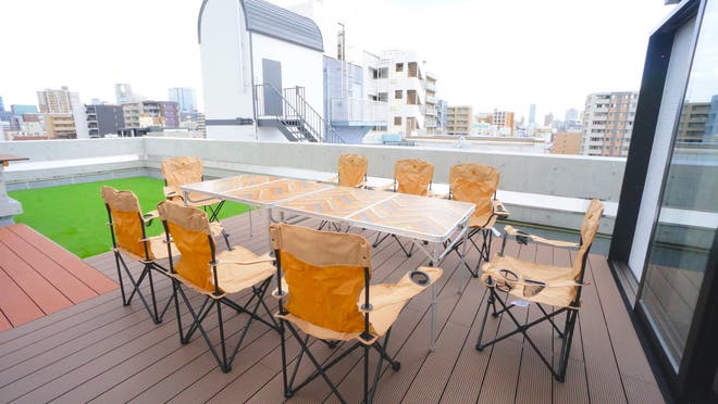 <南森町プライベートパーク>冷暖房完備コンテナ&緑あふれる庭付き✨夏でも快適!会議・セミナー・撮影に最適なプライベート空間の写真17