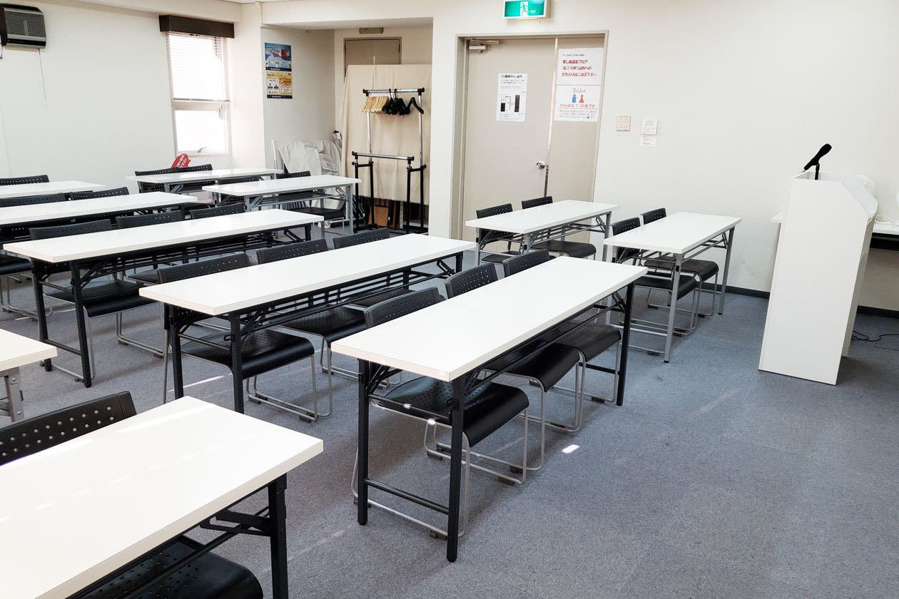 6階B室【四ツ橋・心斎橋エリア！駅から徒歩30秒！】１０～３８名まで。無料備品も多数！同ビル内に複数会場ございますの写真13