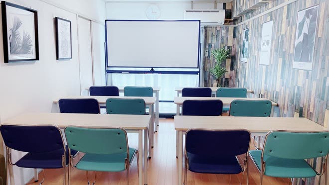 広電本通2分!オシャレなテレワークスペース!コスパ最高!20名利用可!Wi-Fi・プロジェクター・ホワイトボード全て無料!の写真3